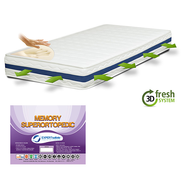 Saltea Memory Superortopedic 160x200 - Expert Saltele